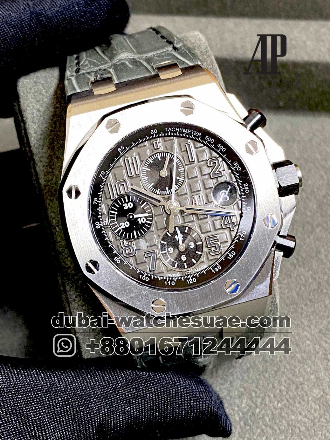 Audemars Piguet 26470ST I Royal Oak Offshore 42 Elephant Gray Dial with ...